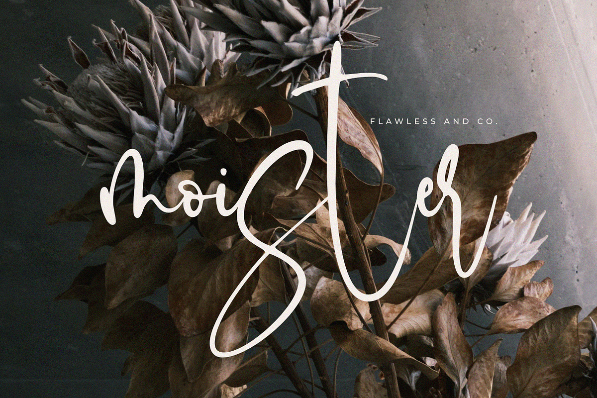 Moister Script | Creative Market