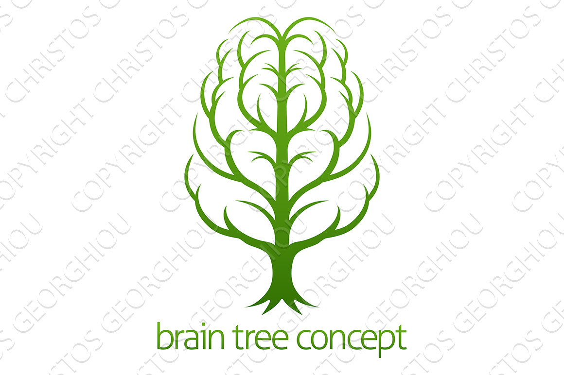 Tree Brain Concept, an Education Illustration by Christos Georghiou