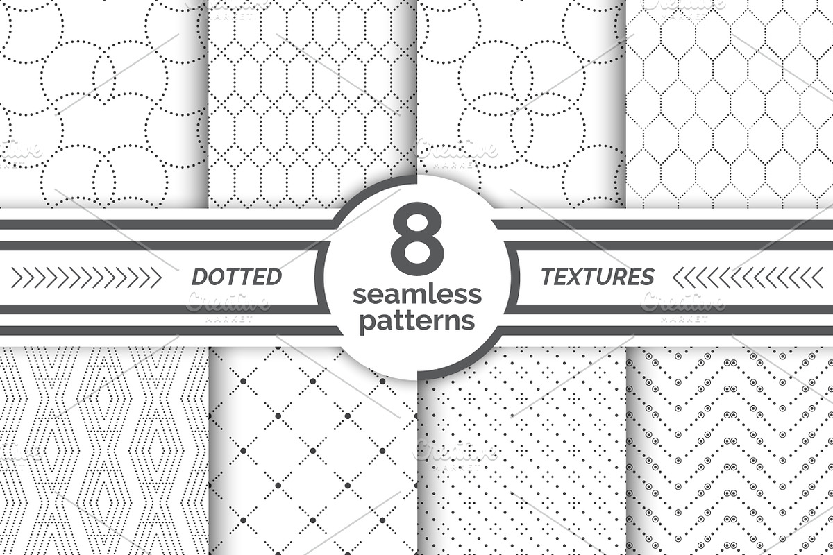 Modern small dotted patterns, a Pattern Graphic by pattern shop