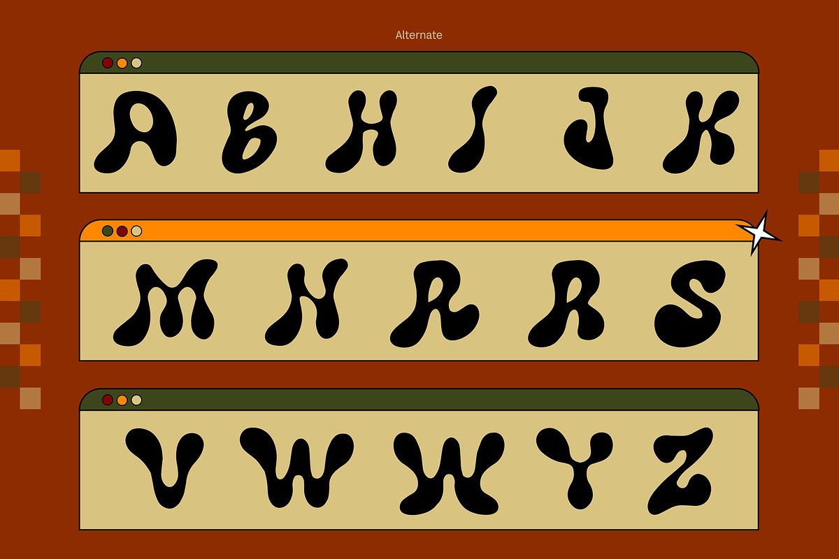 Neung Rak Display Typeface, a Handwritten Font by Casloop Studio