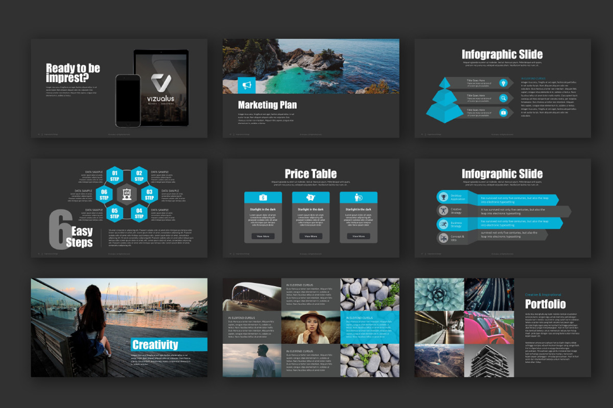 Inspirational Powerpoint Template, a Presentation Template by Vizualus