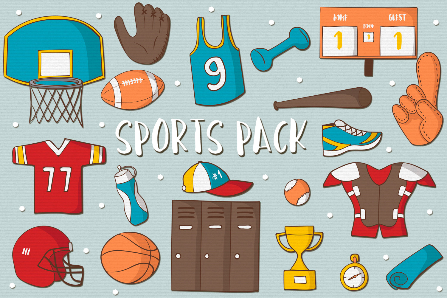 Sports Pack, a Sport Illustration by clipick