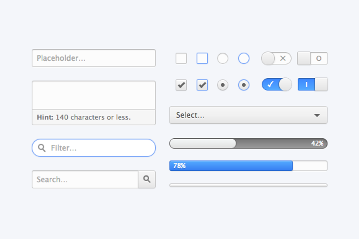 Graphite CSS UI Kit, an UI Kit Template by CSSFlow