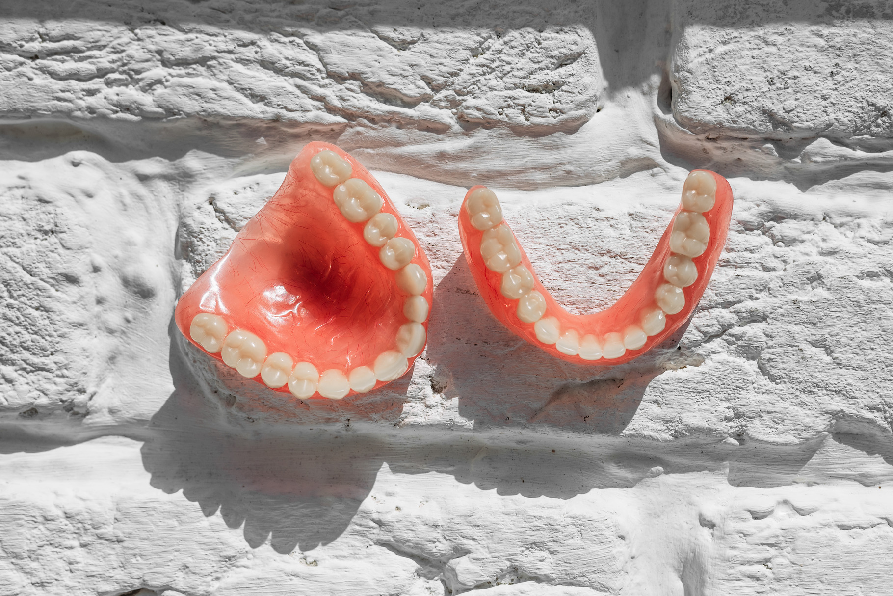 Two acrylic dentures | Health & Medical Stock Photos ~ Creative Market
