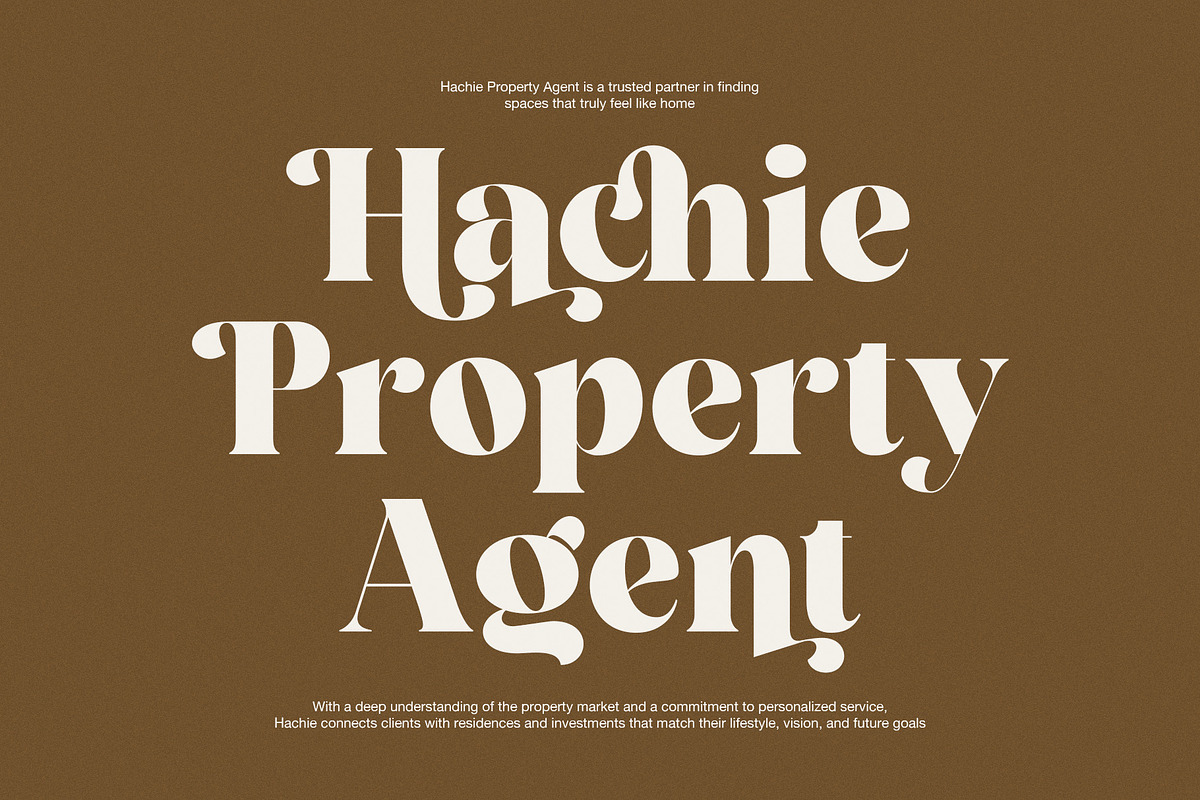 Caffin Elegant Serif Font By Perfectype