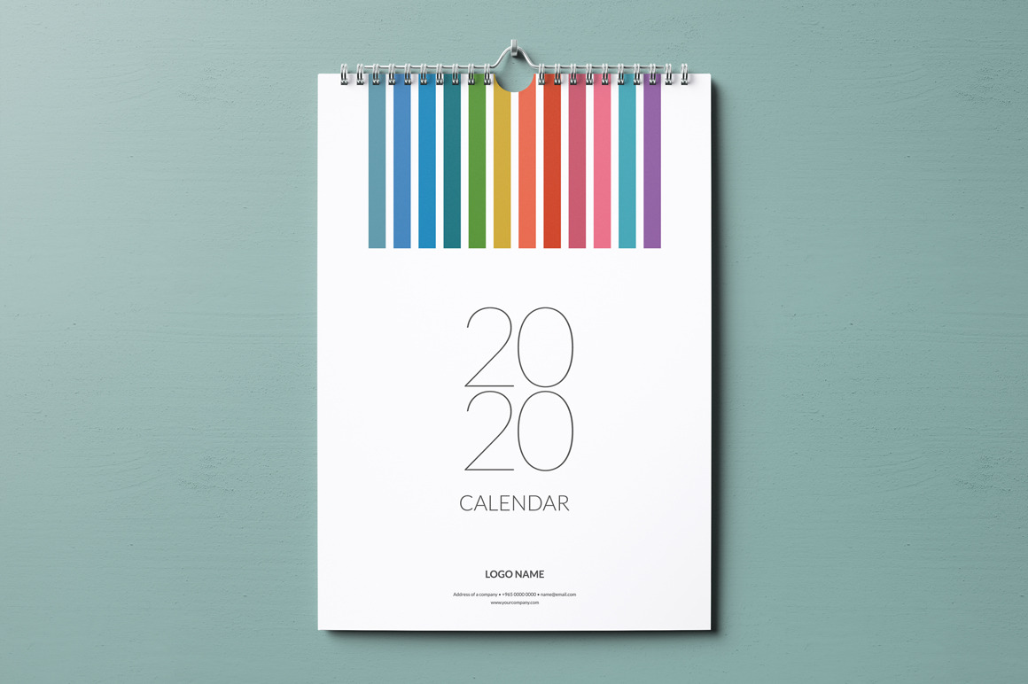 Art Calendar 2020, an Illustration by aaqib.shah | Creative Market