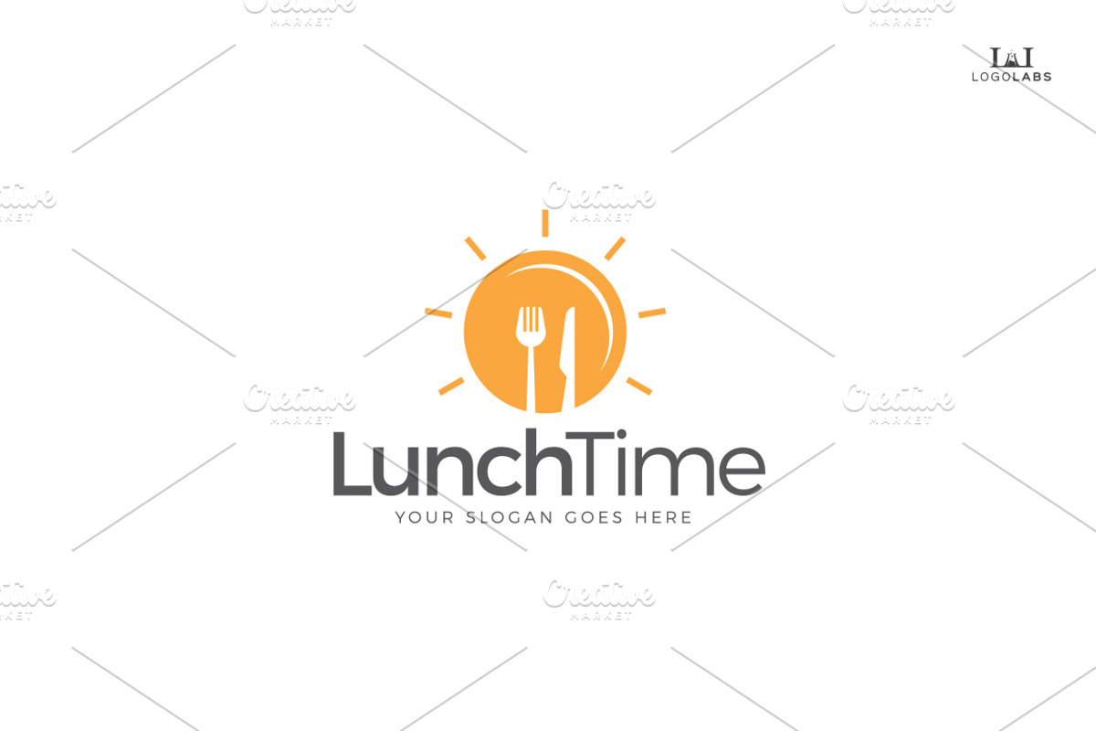 Lunch Time Logo, a Branding & Logo Template by LogoLabs