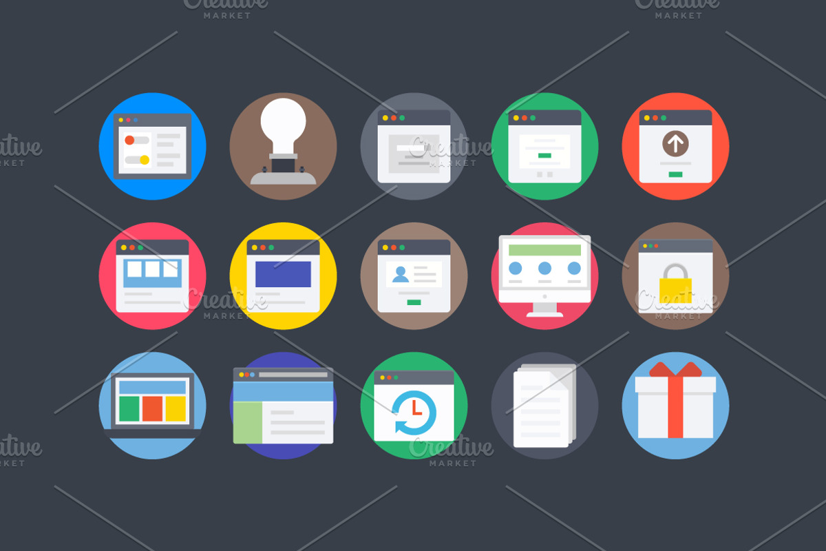 150 Seo and Web Vector Icons, an Icon by Prosymbols | Creative Market