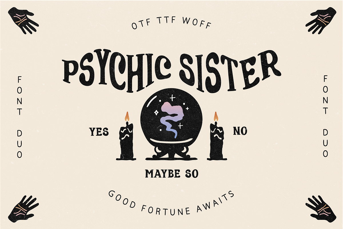 Psychic Sister Font Duo