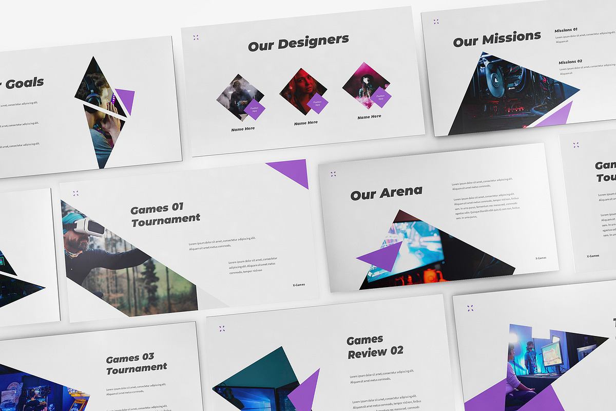 Gaming Powerpoint Template, a Presentation Template by Formatika Studio