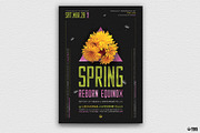 Spring Event Flyer Template PSD Design | Creative Market