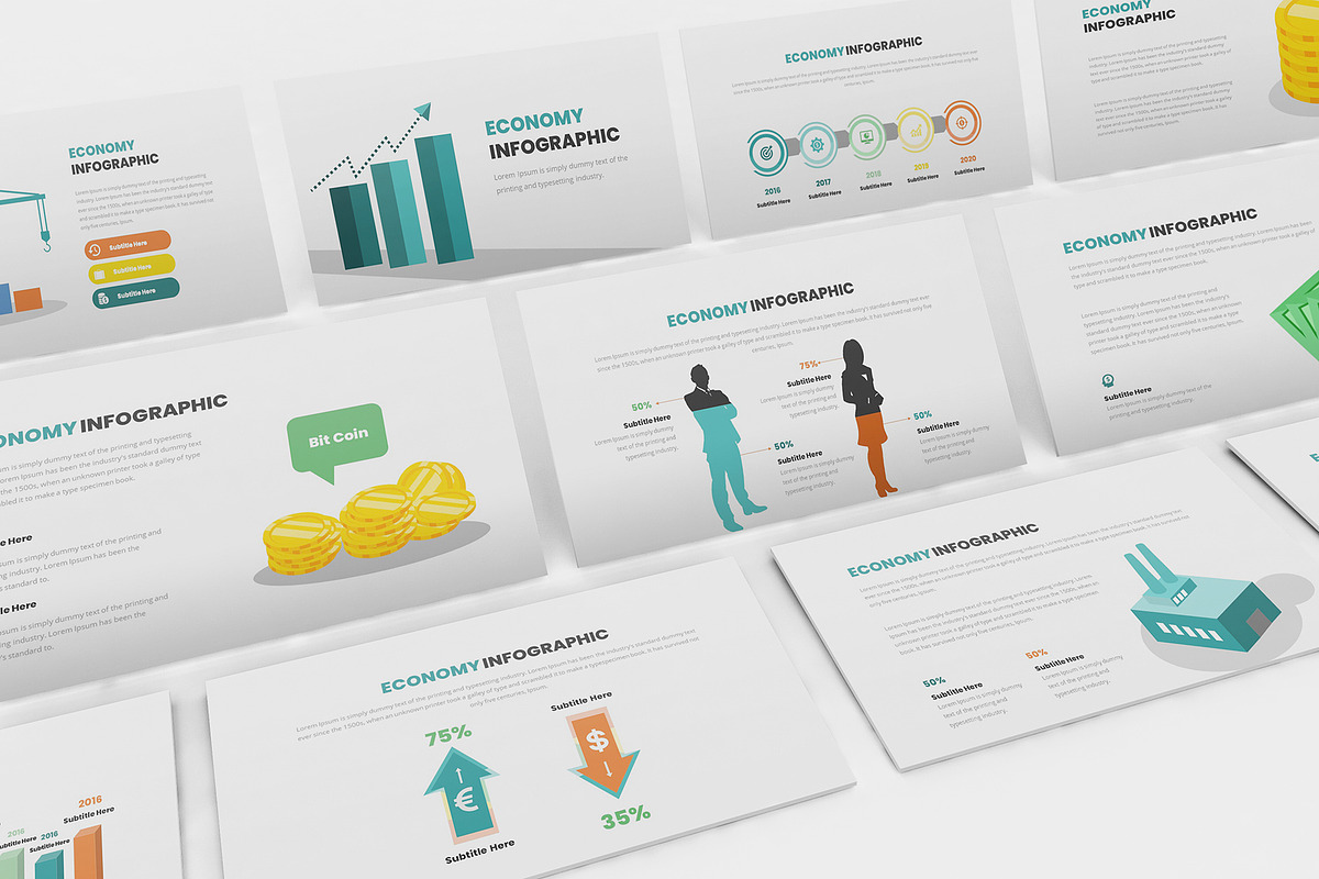 Economy Infographic Google Slides, a Presentation Template by Formatika ...
