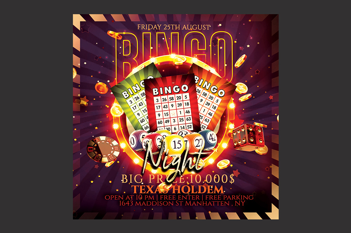 Bingo Flyer, a Flyer Template by DSGraphicDesign