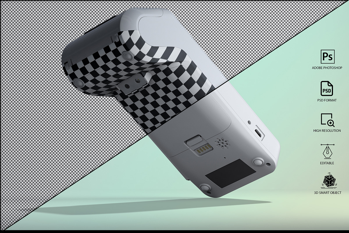 Point of Sale Terminal POS Mockup