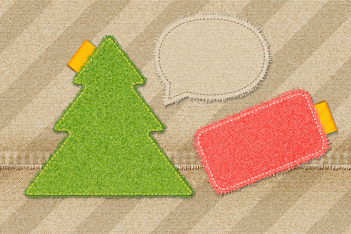 Frayed Canvas Vector Elements, an Object Graphic by lissius