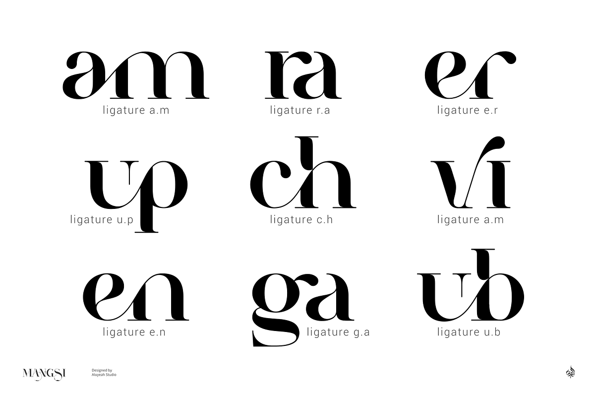 Mangsi | Inked DIsplay Typeface