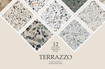10 Realistic Terrazzo Patterns | Creative Market