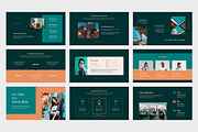Oryva : Pitch Deck Cyan Powerpoint, a Presentation Template by punkl ...