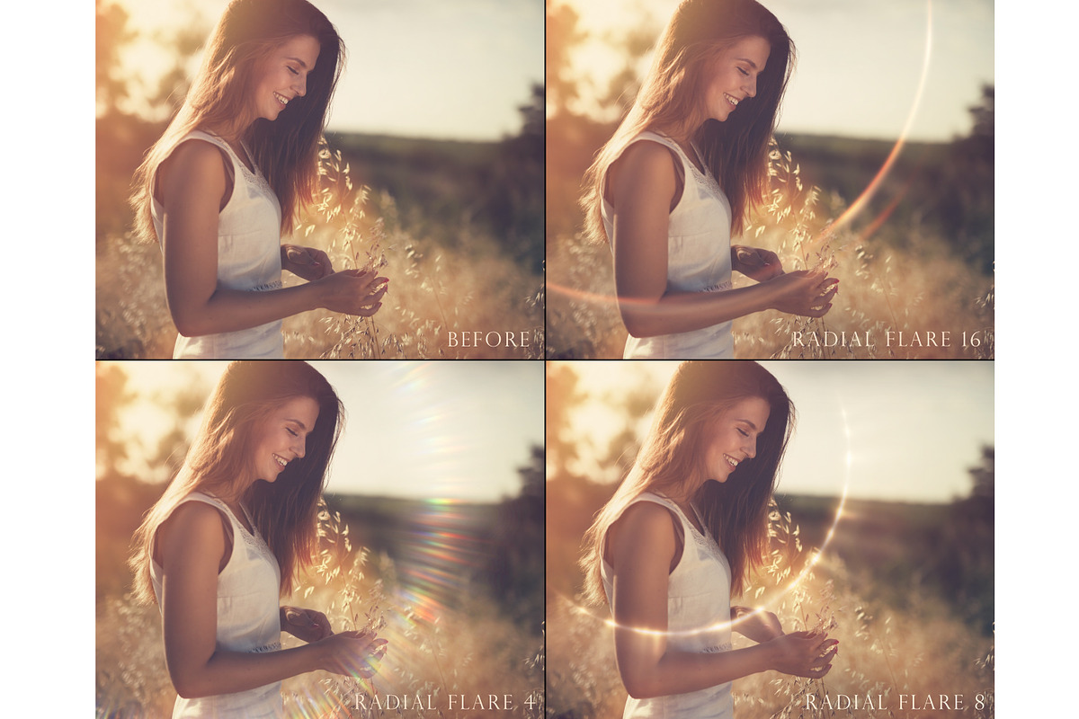 Radial lens flare light overlays, an Object Graphic by Paper Farms