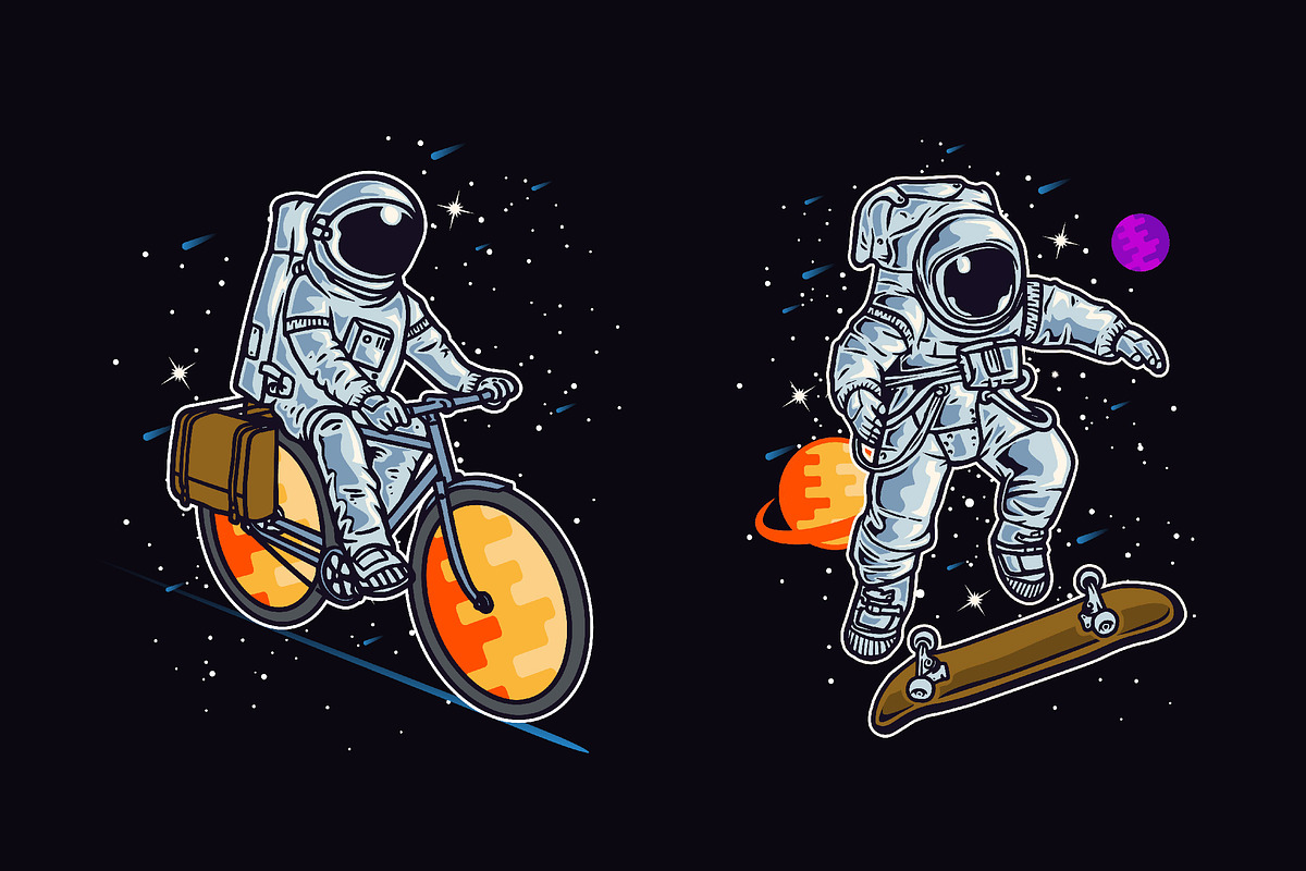 Astronaut vector illustration