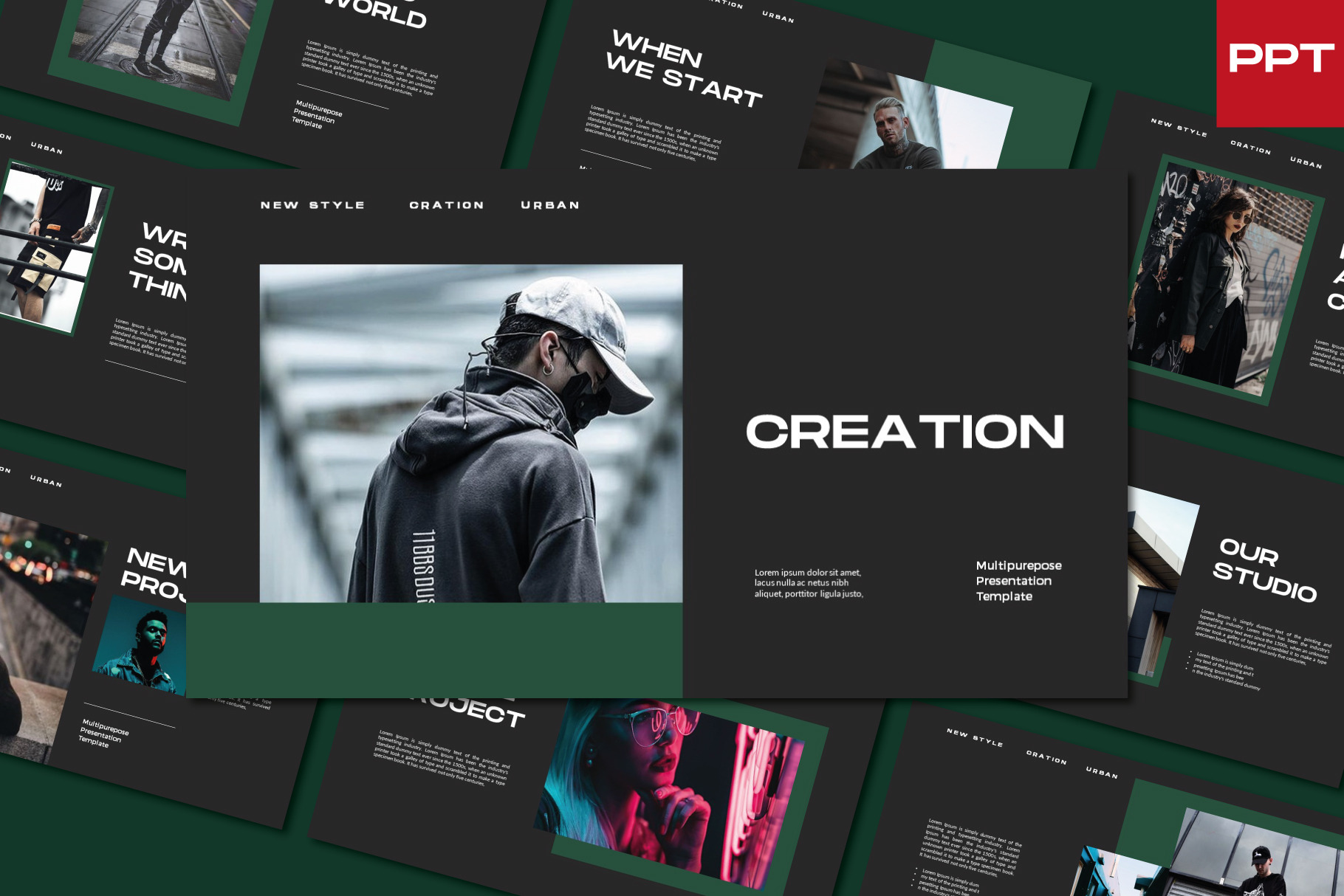 Creation Powerpoint Template, a Presentation Template by Yo Slide