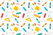 School Pattern Background | Graphic Patterns ~ Creative Market