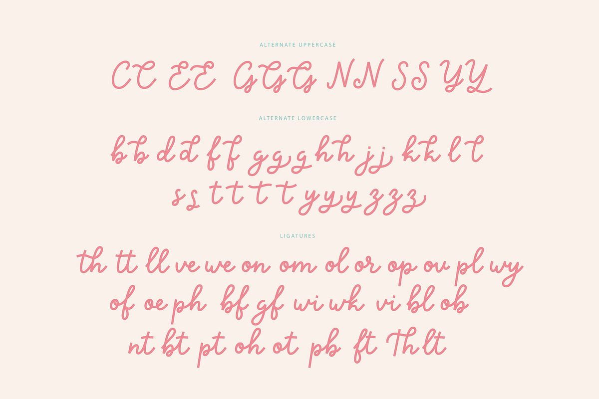 Motel California | Font duo, a Script Font by AngelinaKovel
