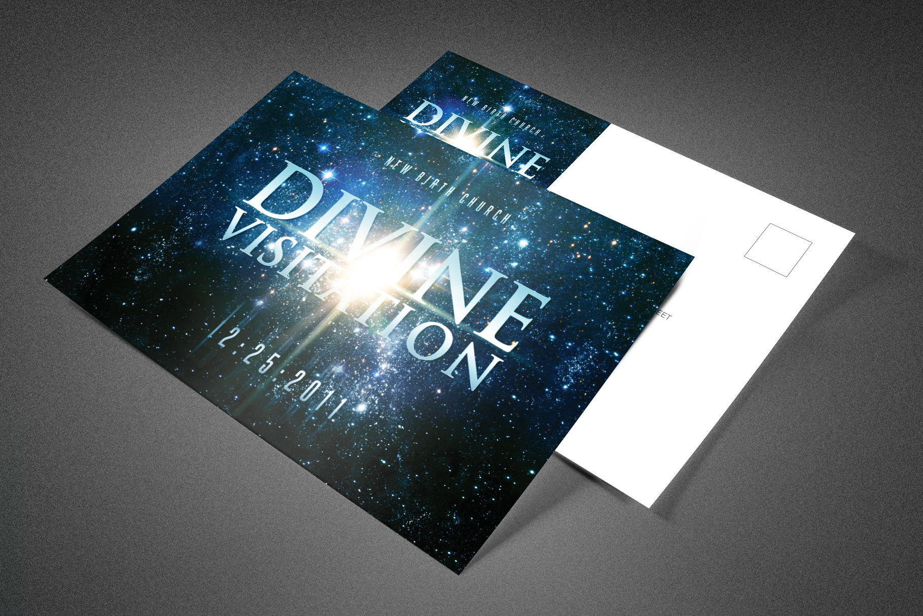 Divine Visitation Church Postcard, a Card Template by loswl