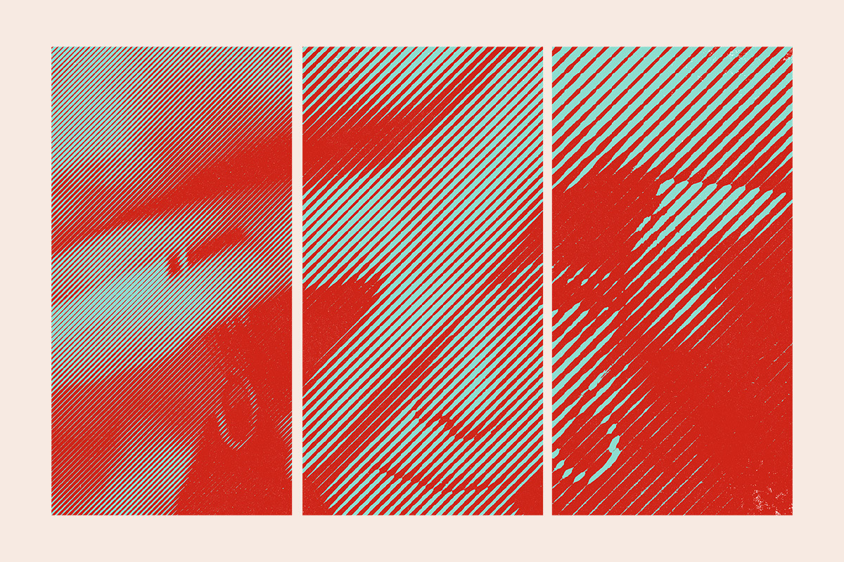 Halftoner - 5 Retro Halftone Effects, a Texture Graphic by Studio 2am