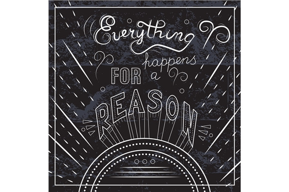 Hand drawn lettering poster, an Illustration by Sunshine Art Shop