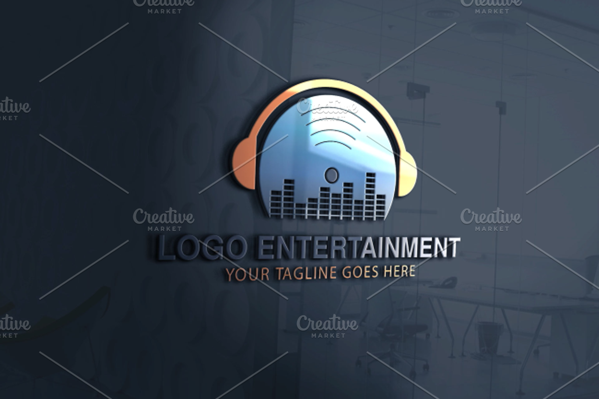 Entertainment Logo, a Branding & Logo Template by REDVY CREATIVE