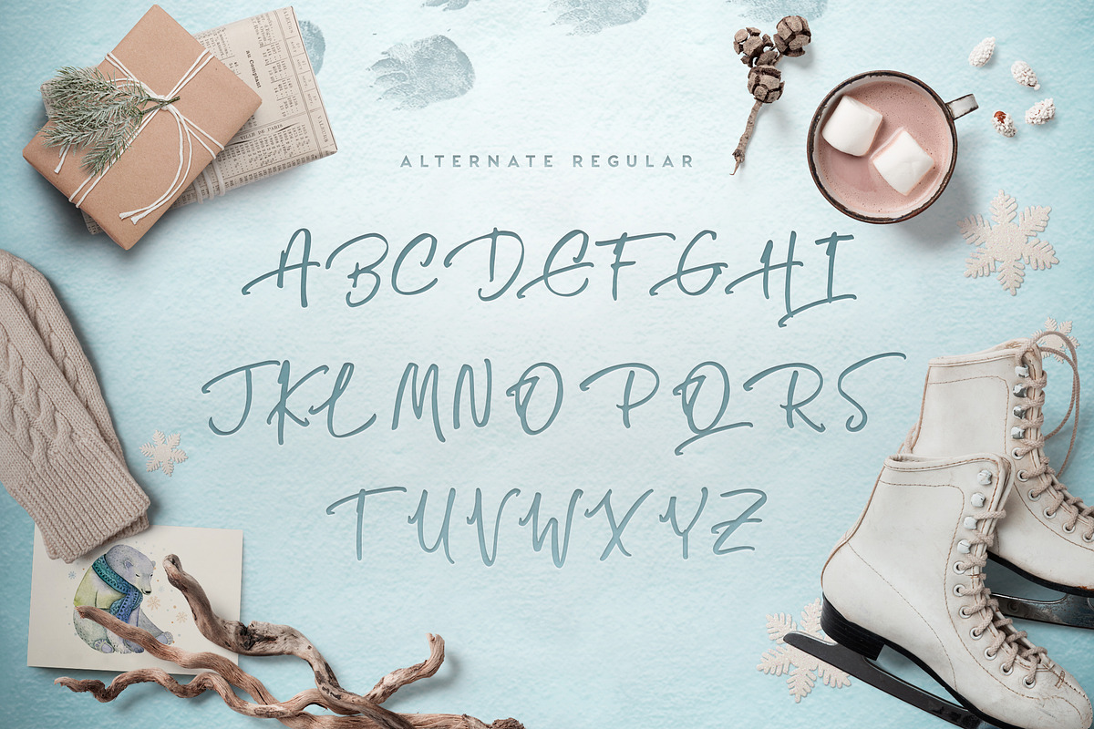 Polar Bear, a Font by Font Bundles