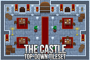 The Castle - Top Down Tileset, a Decorative Illustration by pzUH