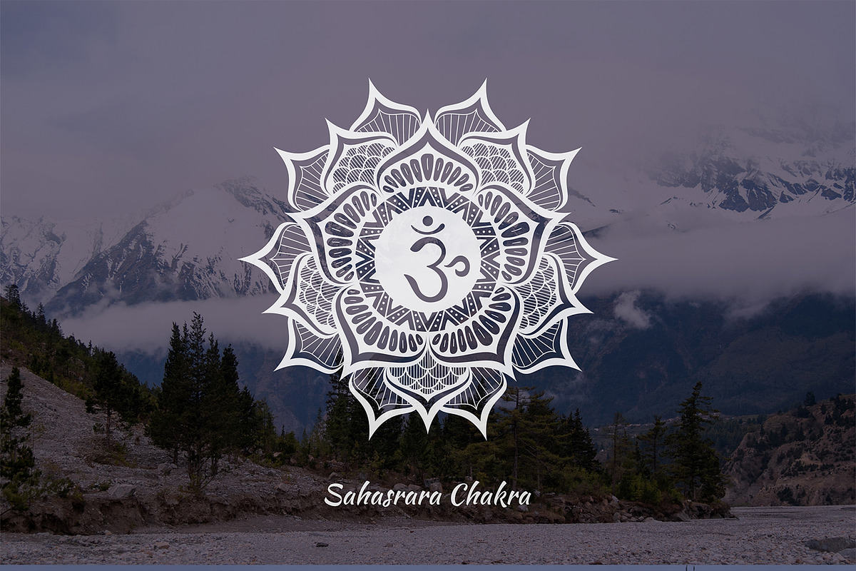 Chakra Symbols, an Illustration by Dzianis Rakhuba