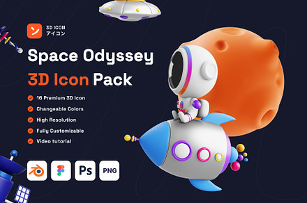 Space flight | Icons ~ Creative Market