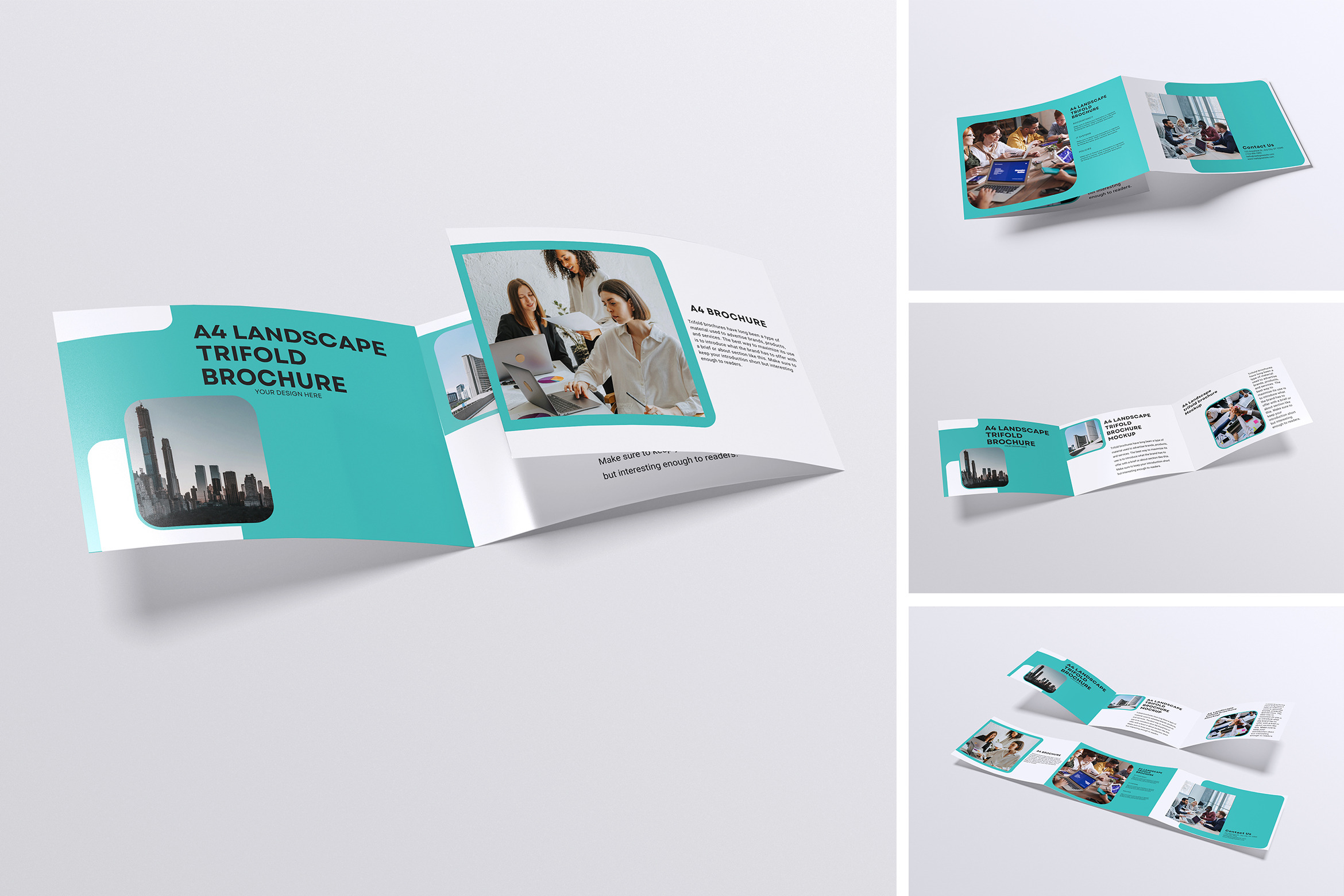 Lancspece trifold brochure Mockup, a Books & Magazine Mockup by Twins ...