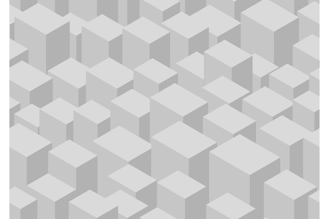 Isometric cube seamless pattern, a Pattern Graphic by Woters little shop