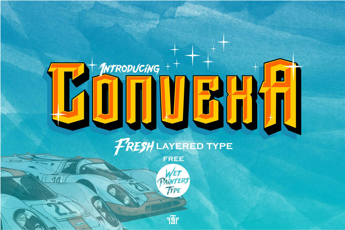 Convexa Typeface, a Font by uncurve