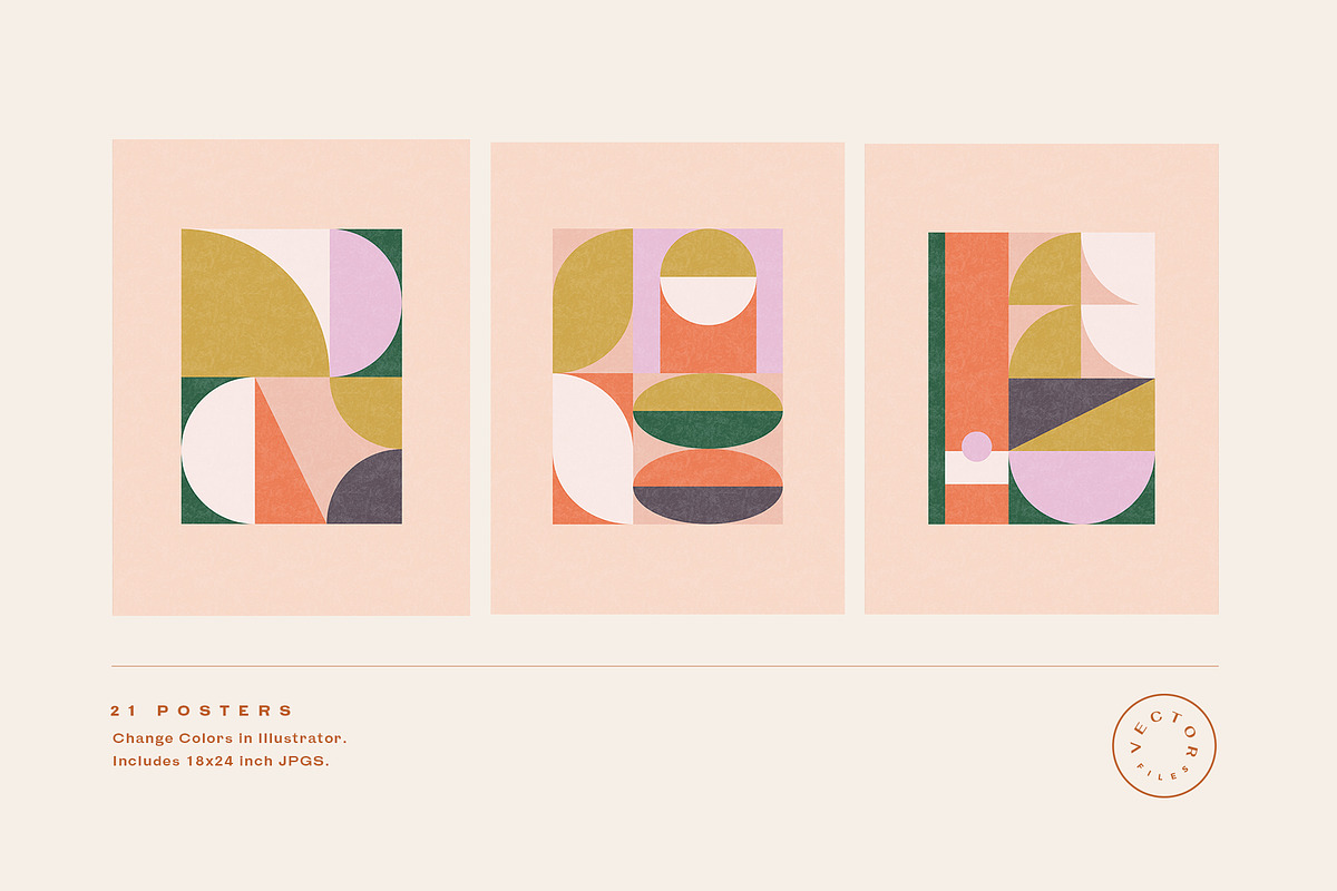 Geometric Posters, Shapes & Patterns
