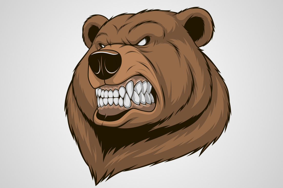 Ferocious bear, an Animal Illustration by Mark2000