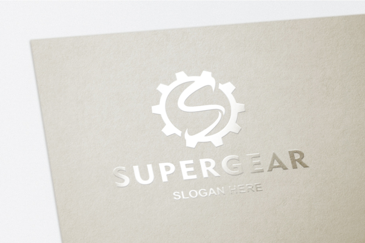 Super Gear Logo, a Branding & Logo Template by MotionMount | Creative ...