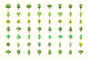 Tree Vector Objects & Icons