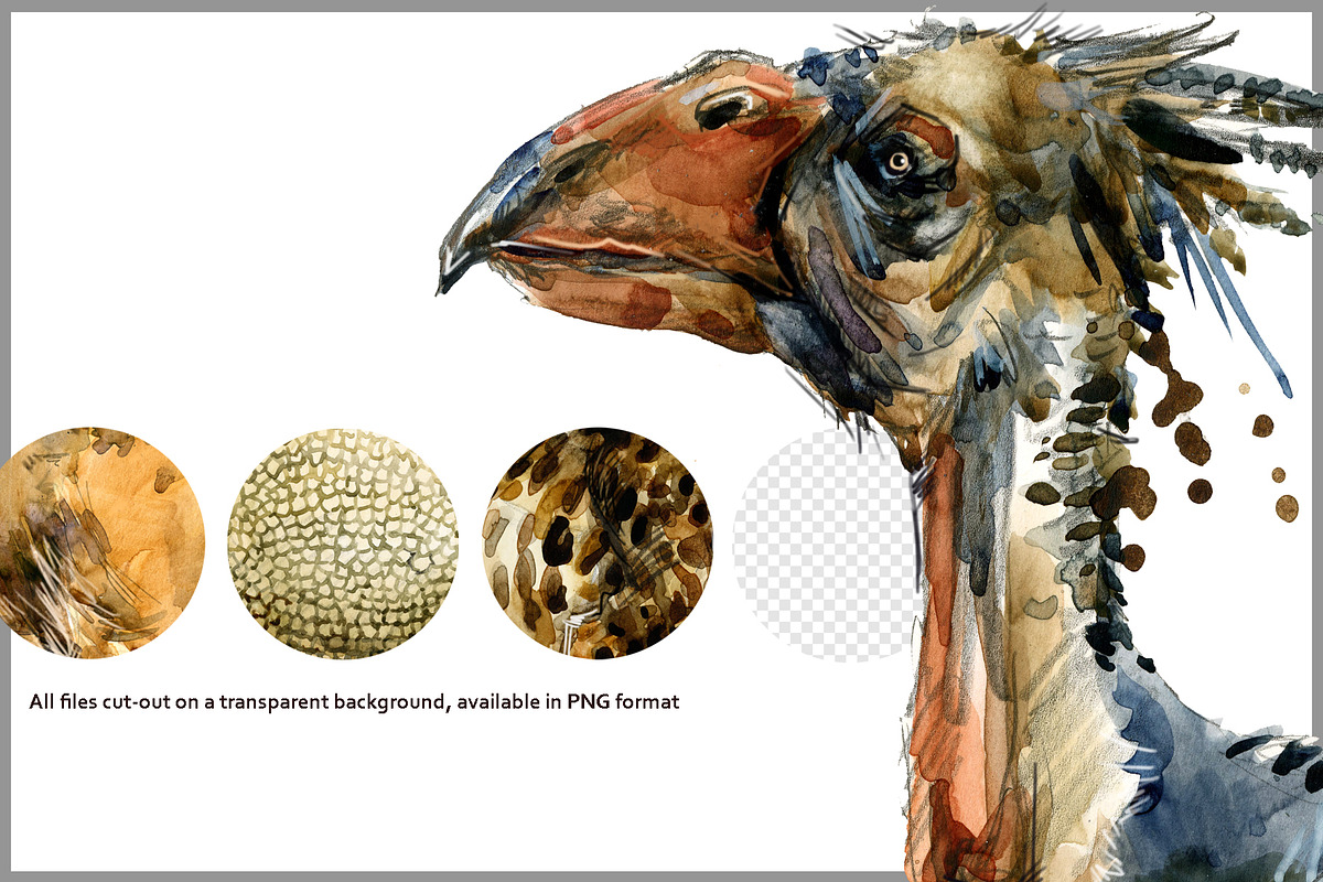 Ice Age Megafauna PNG, an Object Graphic by FineArt
