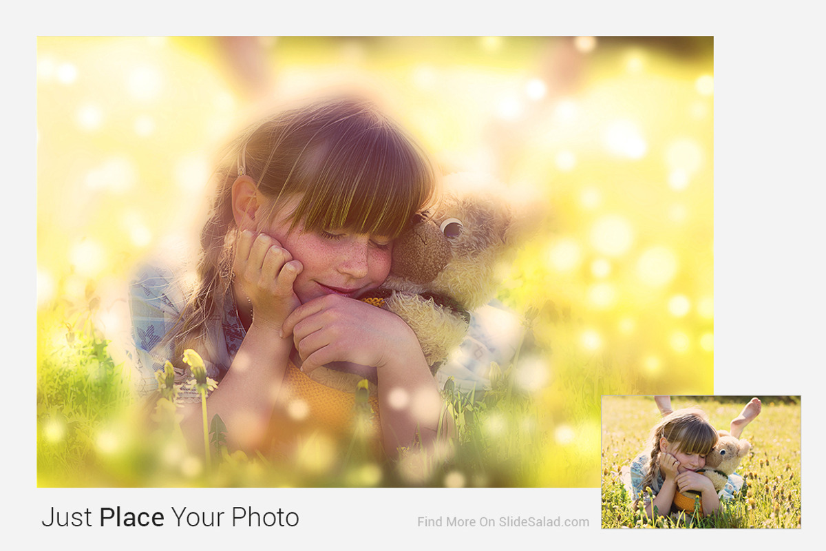 Soft Focus Photoshop Mockups, an Action Add-On by SlideSalad