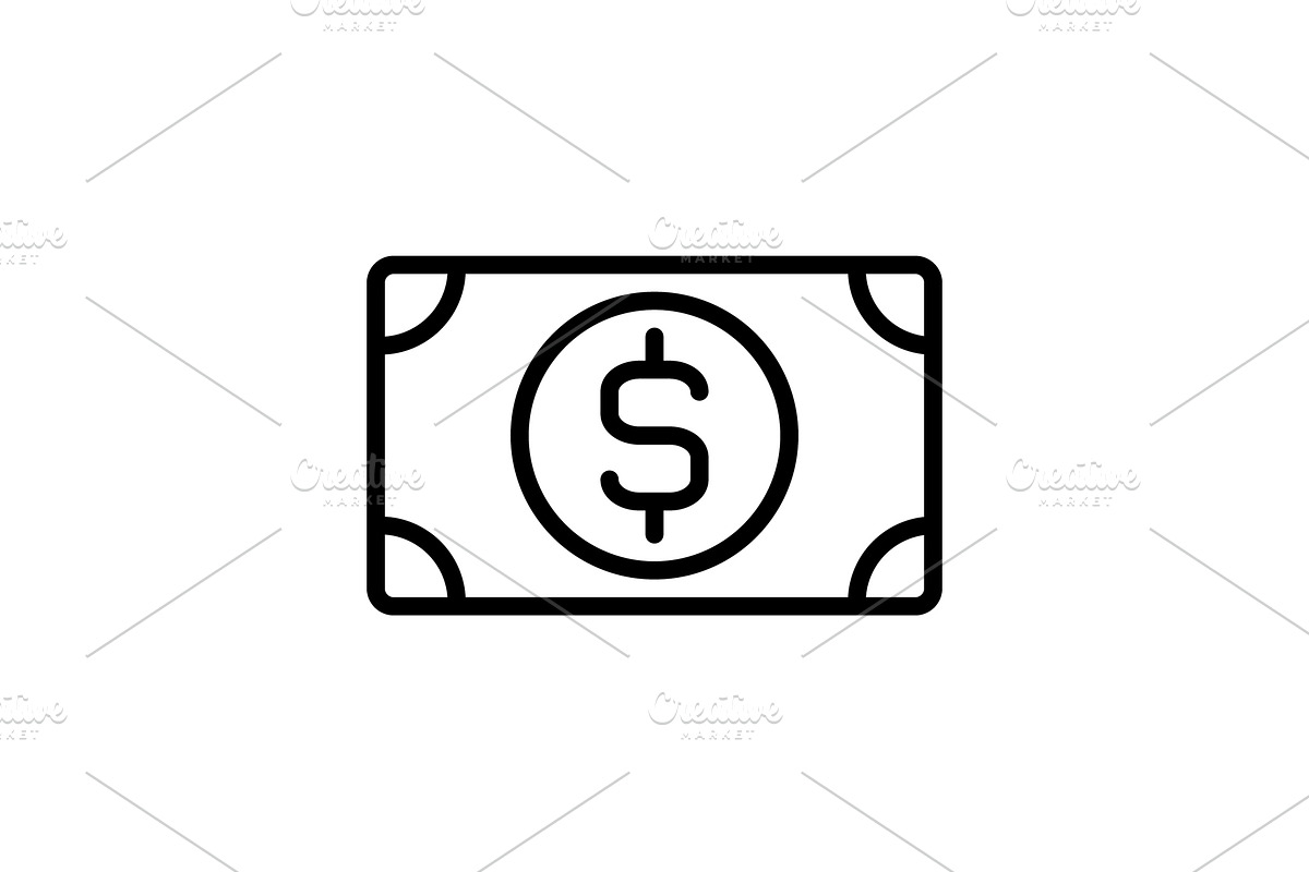 Wealth money icon, an Icon by Creative priyanka | Creative Market