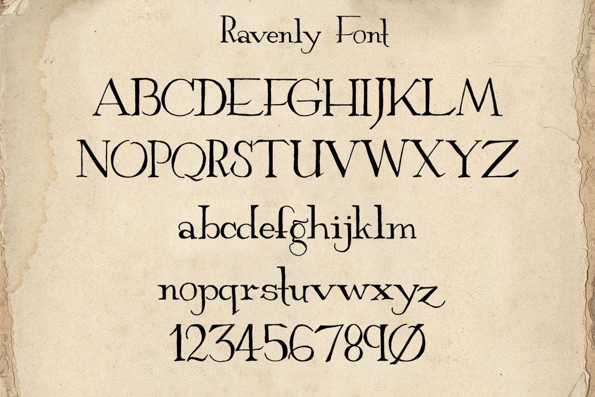 Ravenly Hand Written Font, a Serif Font by Eclectic Anthology
