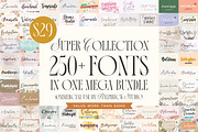 Super Collection Font Bundle