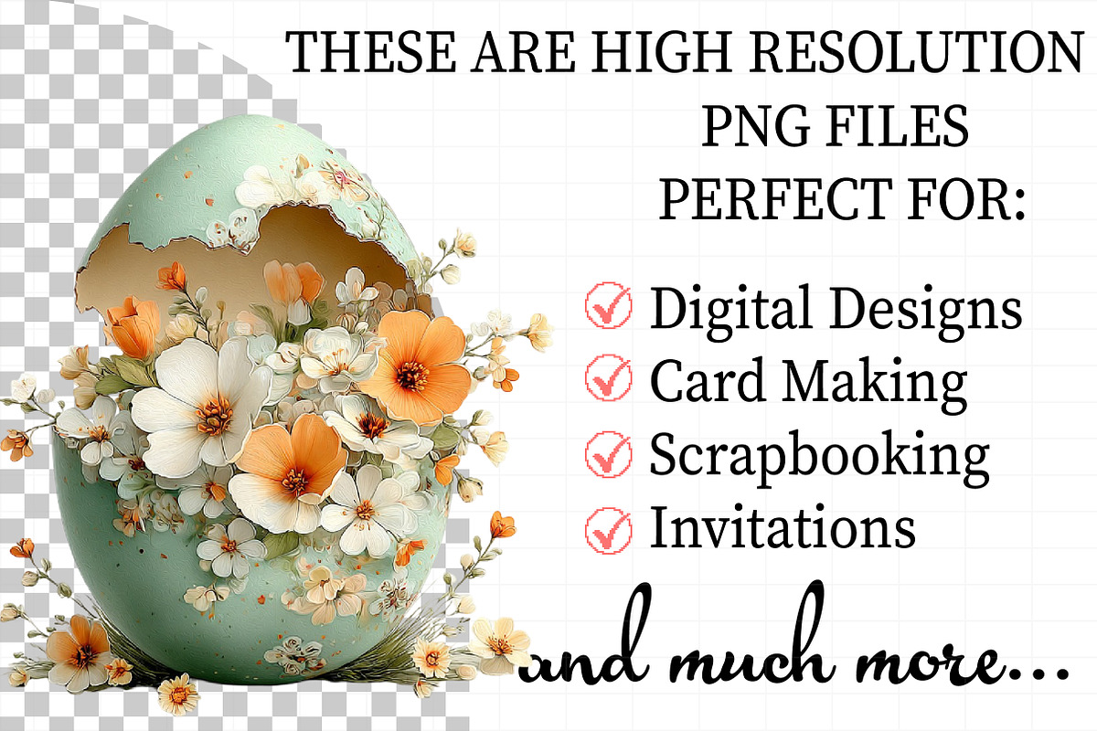 Whimsical Easter Clipart, an Illustration by Daily.Designs