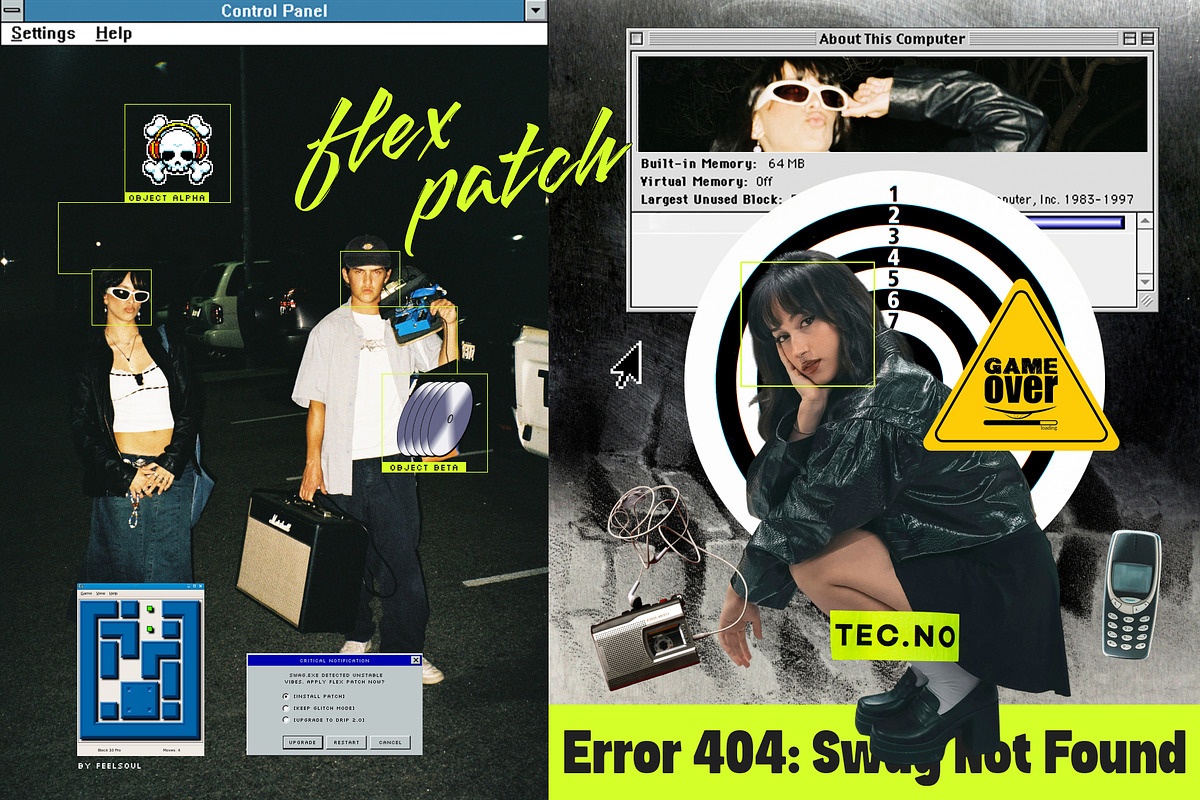 Swag Loading Collage Pack, an Object Graphic by Feelsoul