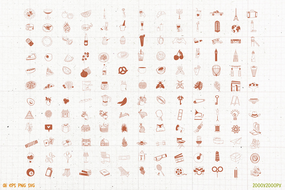 Only Good Things Icons Set